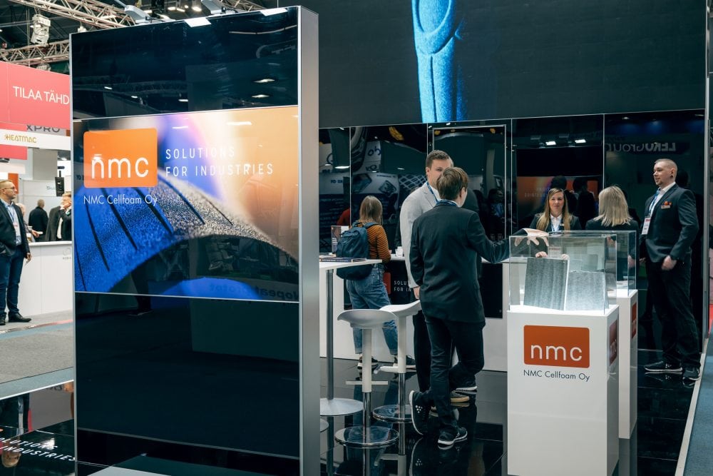 Tunnelmia Alihankintamessuilta | NMC Cellfoam Oy